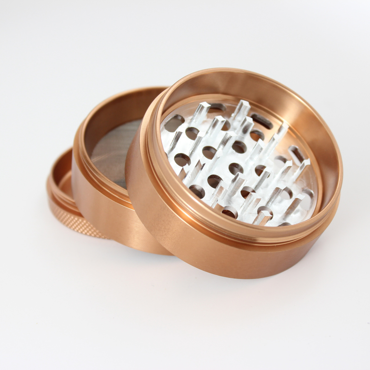 SharpStone Hand Crank 4 Piece Grinder Gold - Legalize it. We Think So