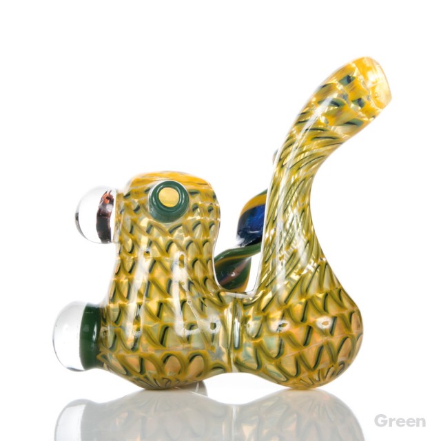 Helio Coil Sherlock With Dichroic Appendage By Amsterdam Glassworx ...